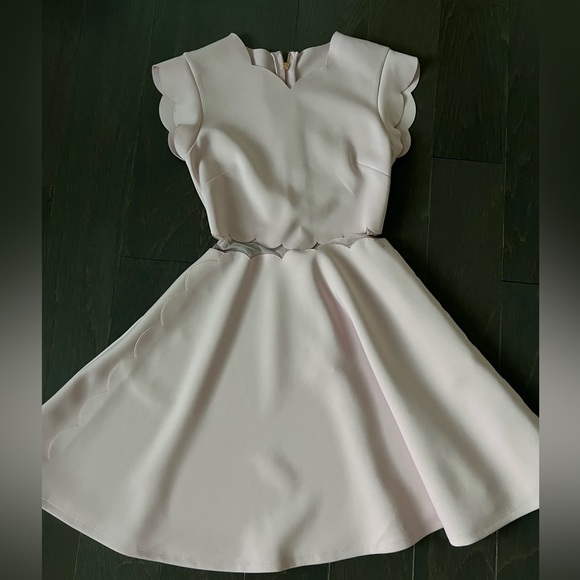 Ted Baker London | Dresses | Light Pink Ted Baker Dress With Gold ...